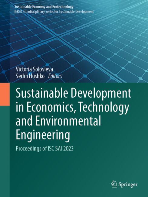 ISBN 9783031919527 - Sustainable Development in Economics Technology ...